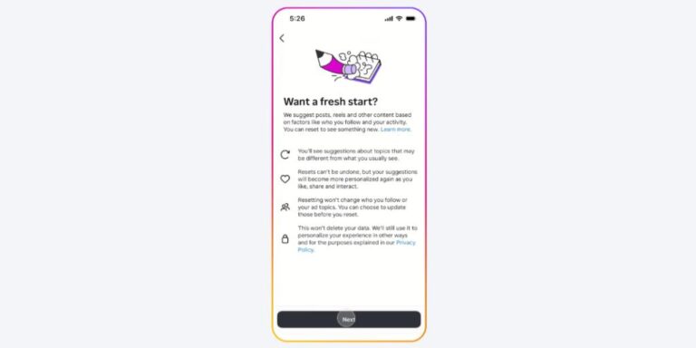 New Instagram Feature Resets Your Teen’s Feed - Parent Pixels